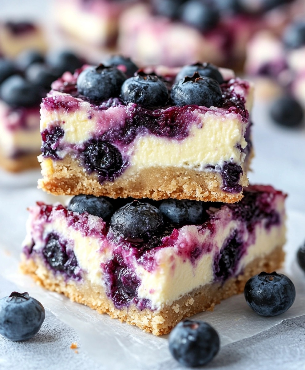 Blueberry Cream Cheese Bars Recipe - yourrecipeguide.com