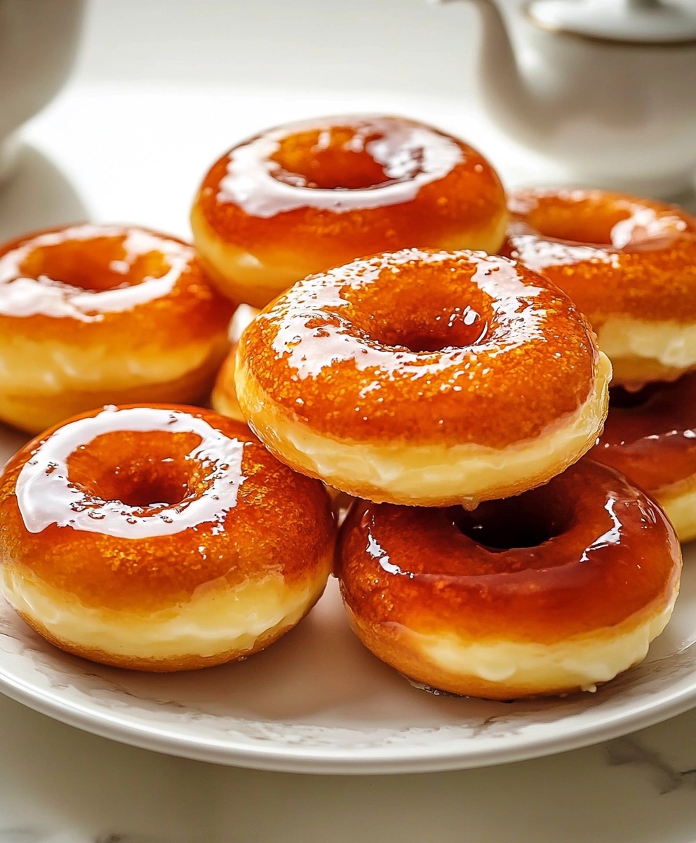 Baked Crème Brûlée Donuts Recipe - yourrecipeguide.com