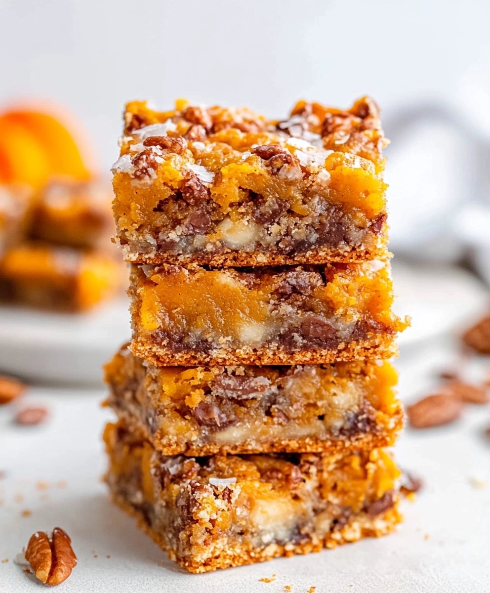 Pumpkin Magic Bars Recipe - yourrecipeguide.com