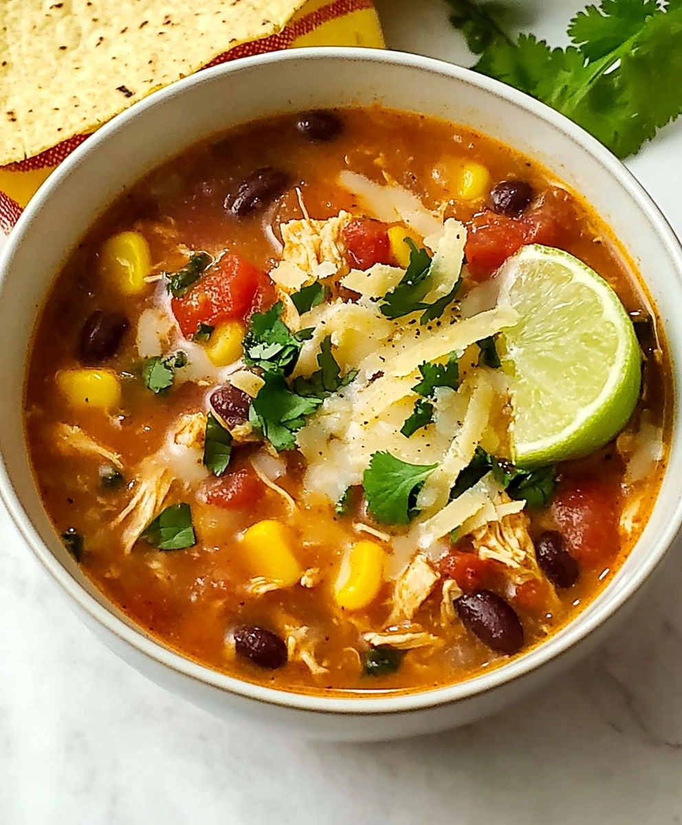 8-can Chicken Taco Soup Recipe - yourrecipeguide.com
