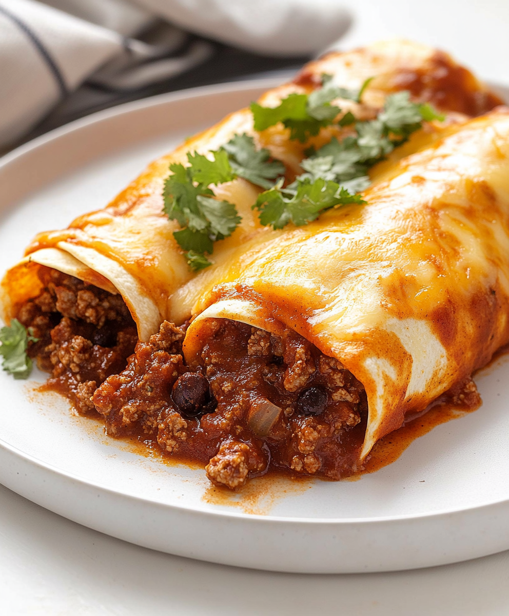 Ground Beef Enchiladas Recipe - yourrecipeguide.com
