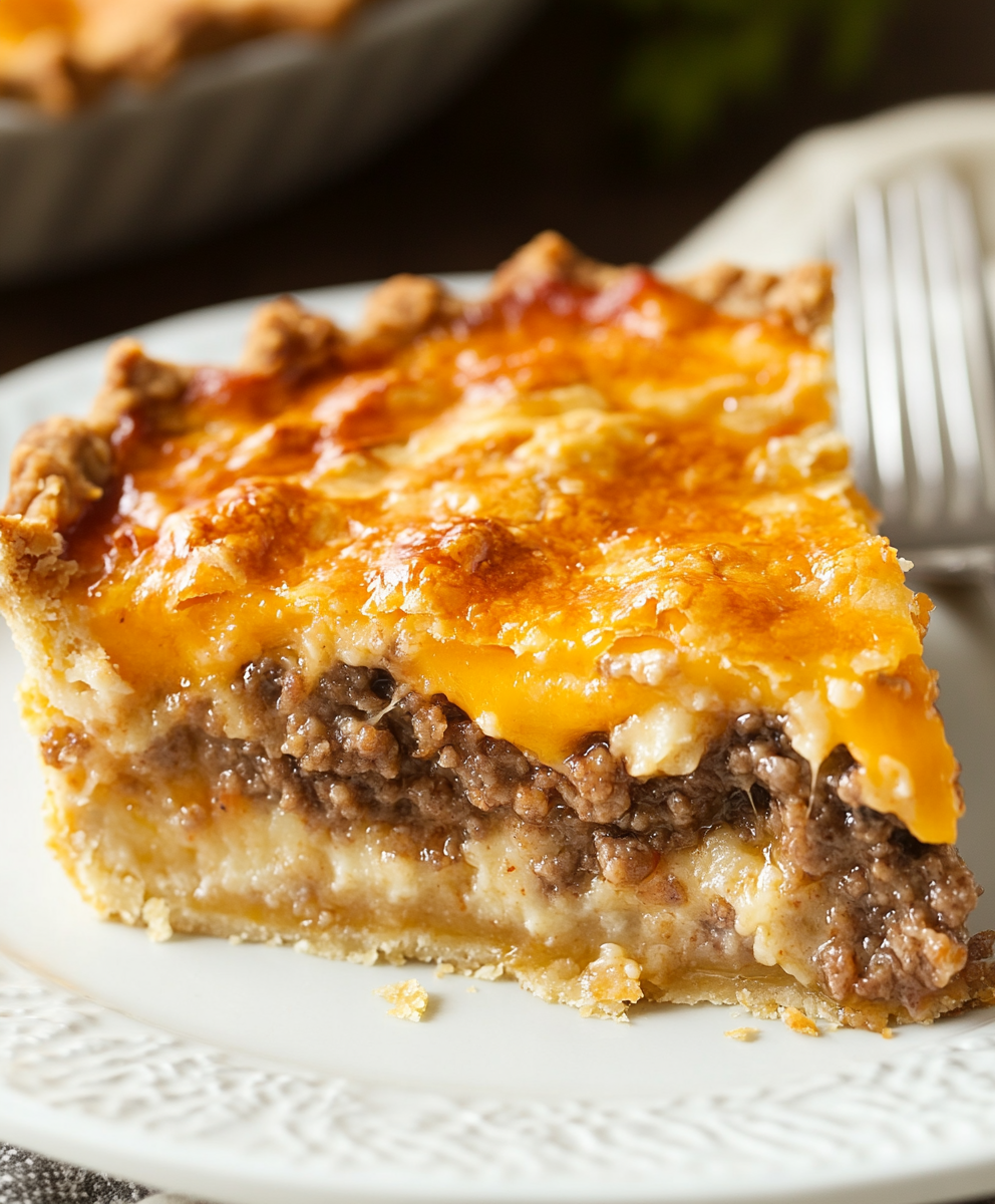 Best Cheeseburger Pie Recipe - yourrecipeguide.com