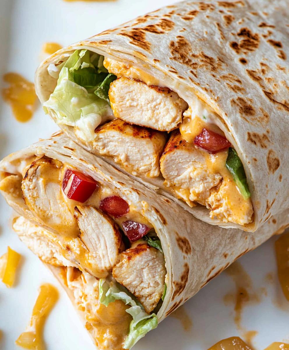 Chipotle Ranch Grilled Chicken Burrito Recipe - yourrecipeguide.com