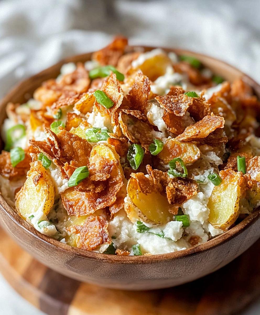 Crispy Smashed Potato Salad Recipe - yourrecipeguide.com
