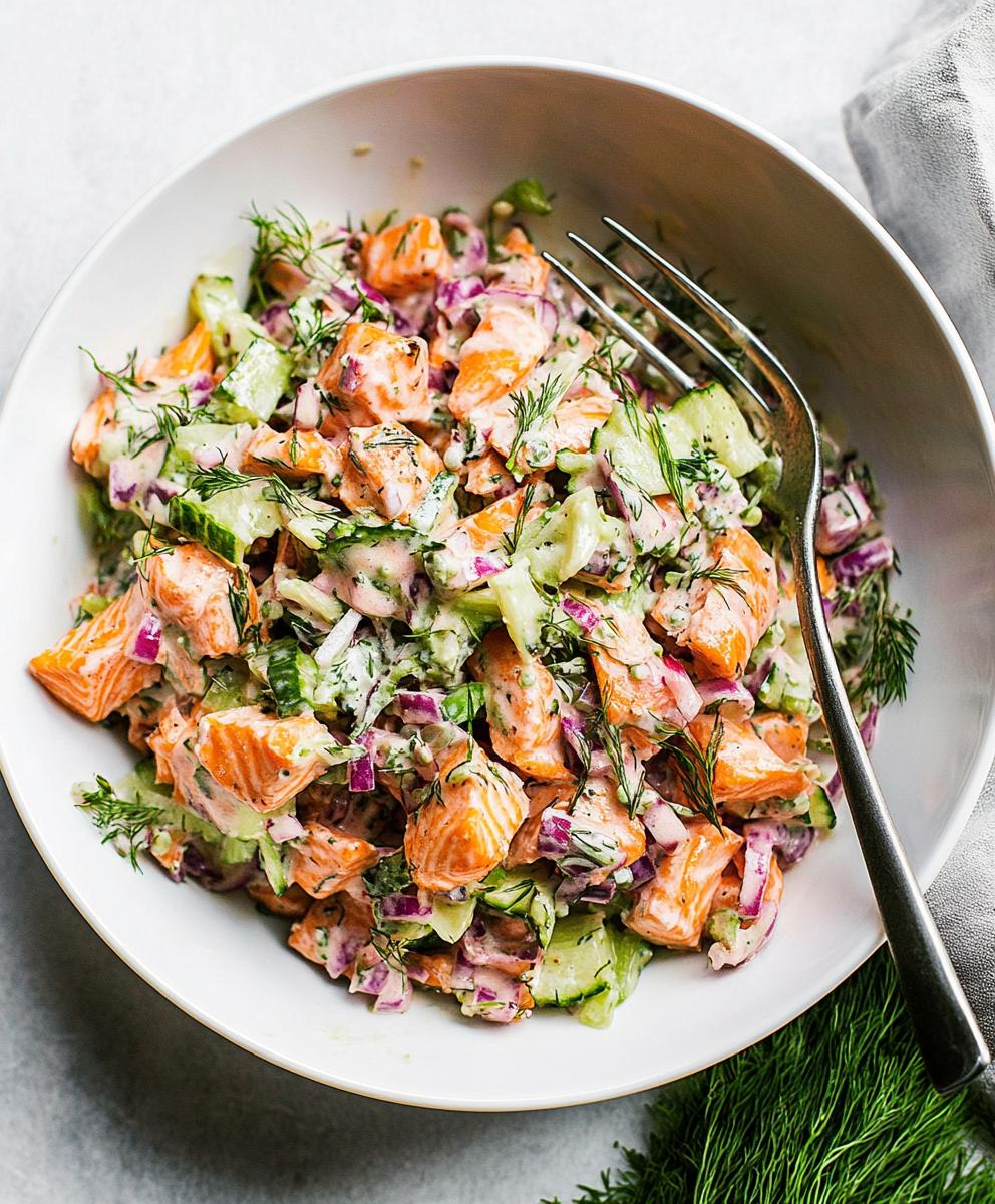 Salmon Salad Recipe - yourrecipeguide.com