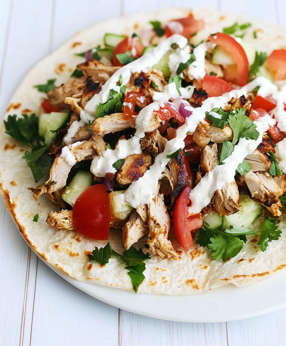 Slow Cooker Chicken Shawarma Recipe - yourrecipeguide.com