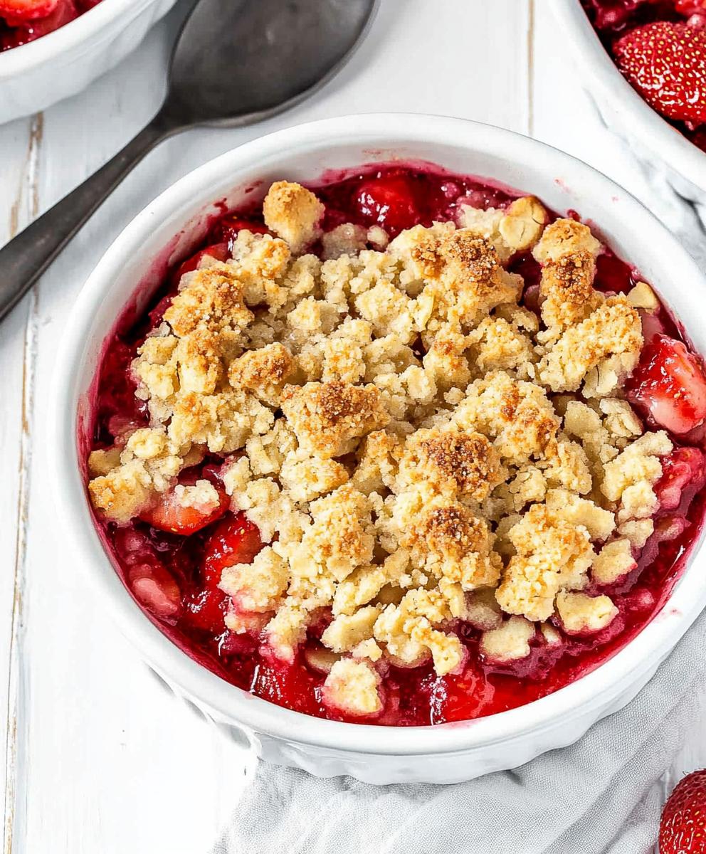 Strawberry Crisp Recipe - yourrecipeguide.com