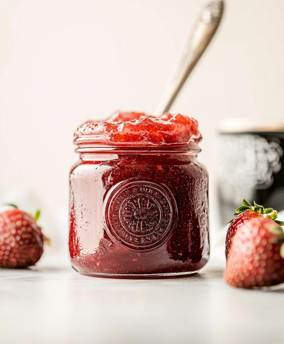 Strawberry Rhubarb Jam Recipe - yourrecipeguide.com