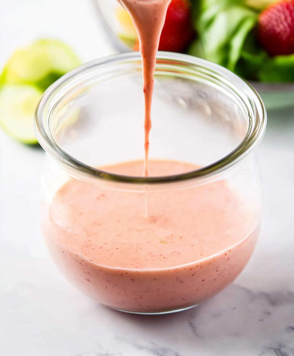 Creamy Strawberry Salad Dressing Recipe - yourrecipeguide.com